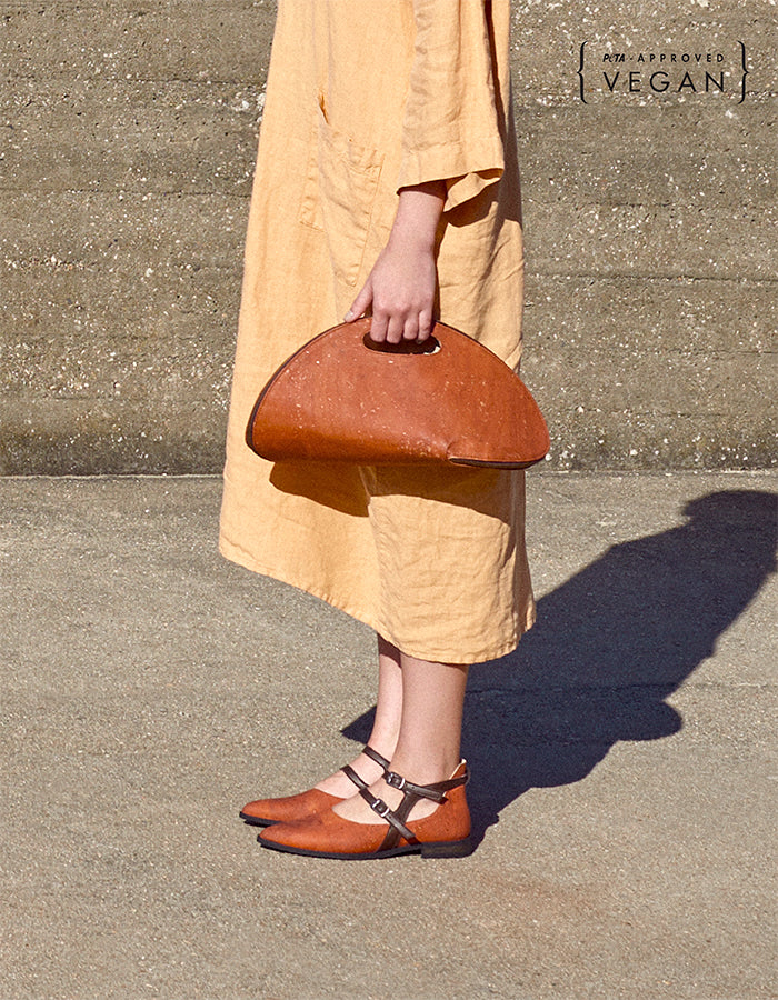 CORK SHELL Orange Bag - Vegan, Sustainable and Ethical bag – Marita Moreno